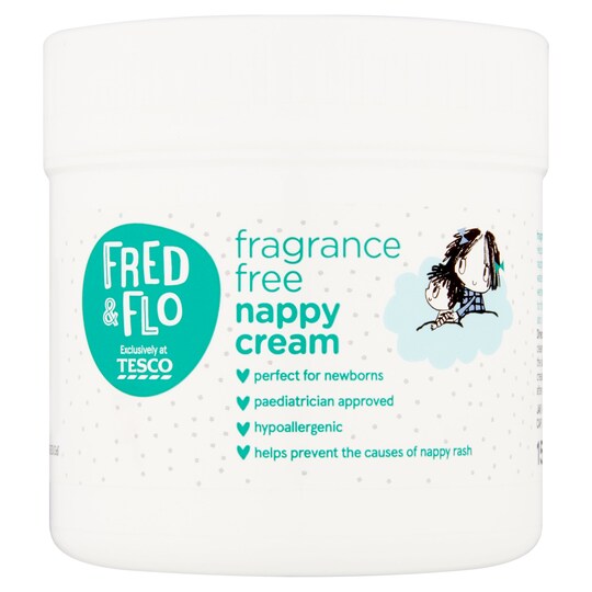 Fred & Flo Fragrance Free Nappy Cream 150Ml - Tesco Groceries