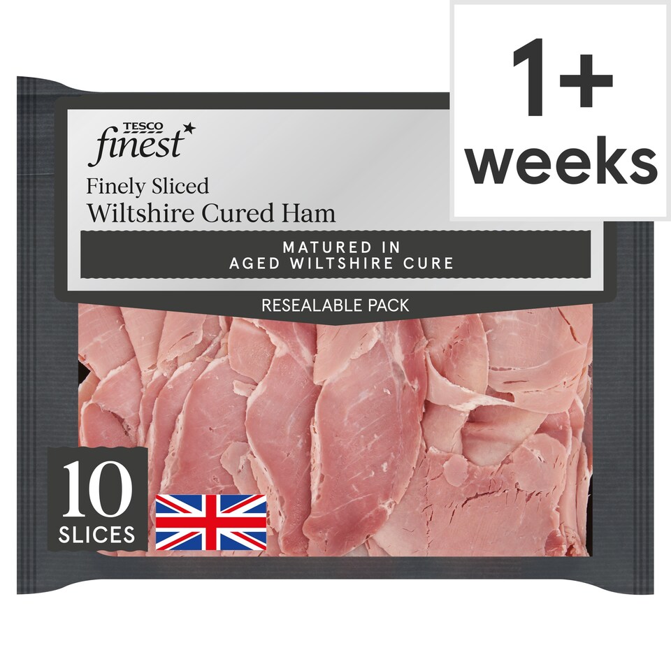 Tesco Finest Wiltshire Finely Sliced Ham 200g - Tesco Groceries