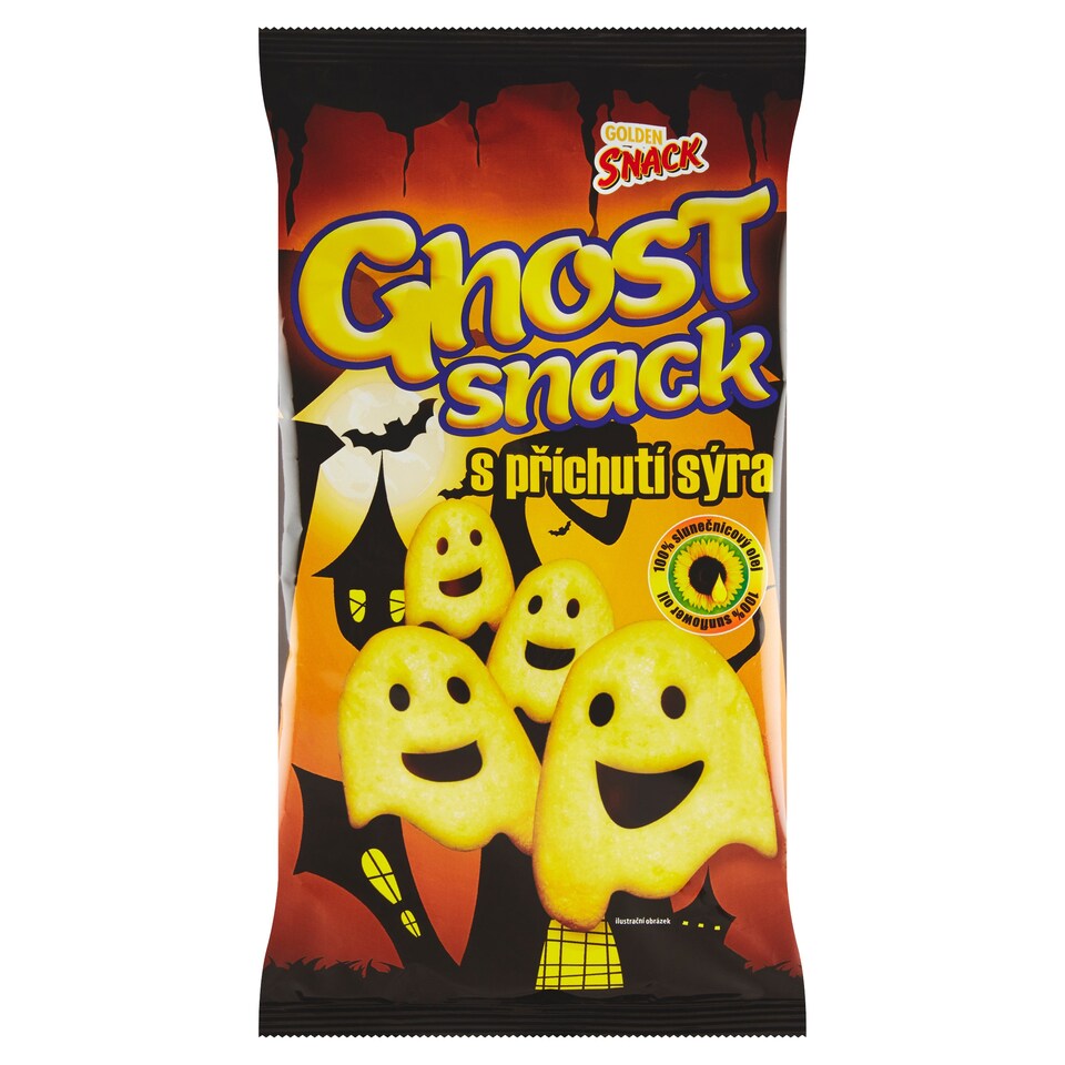 Golden Snack Ghost Snack s p&íchutí sýra 70g - Tesco Groceries