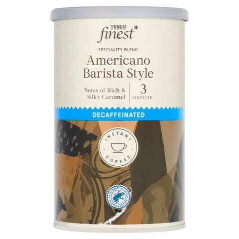 Tesco Finest Decaffeinated Americano Barista Style Instant Coffee 100g ...