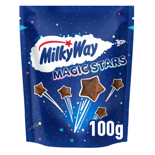 Milky Way Magic Stars Chocolate Pouch 100G - Tesco Groceries