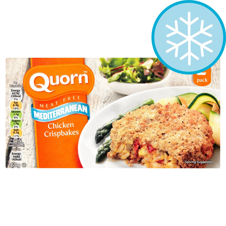 Quorn Crispbake Mediterranean 165g - Tesco Groceries