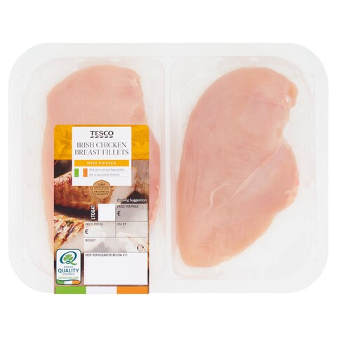 Tesco Irish Chicken Breast Fillets 291G - Tesco Groceries