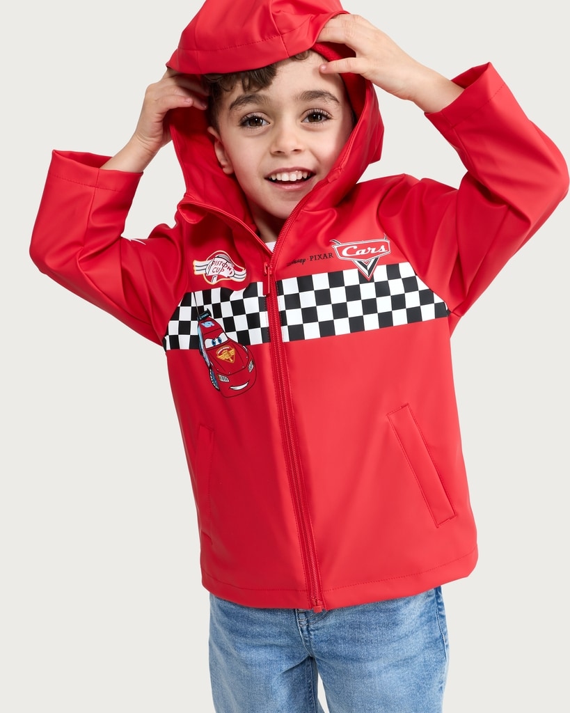 Disney Pixar Cars Hooded Zip Up Jacket in Red - Tesco Groceries