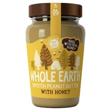 Whole Earth Smooth Peanut Butter With Honey 340G - Tesco Groceries
