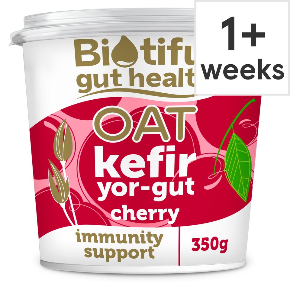 Biotiful Oat Kefir Yor-gut Cherry 350g - Tesco Groceries