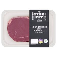 Tesco Fire Pit Northern Irish Beef Rump Steak 255g - Tesco Groceries