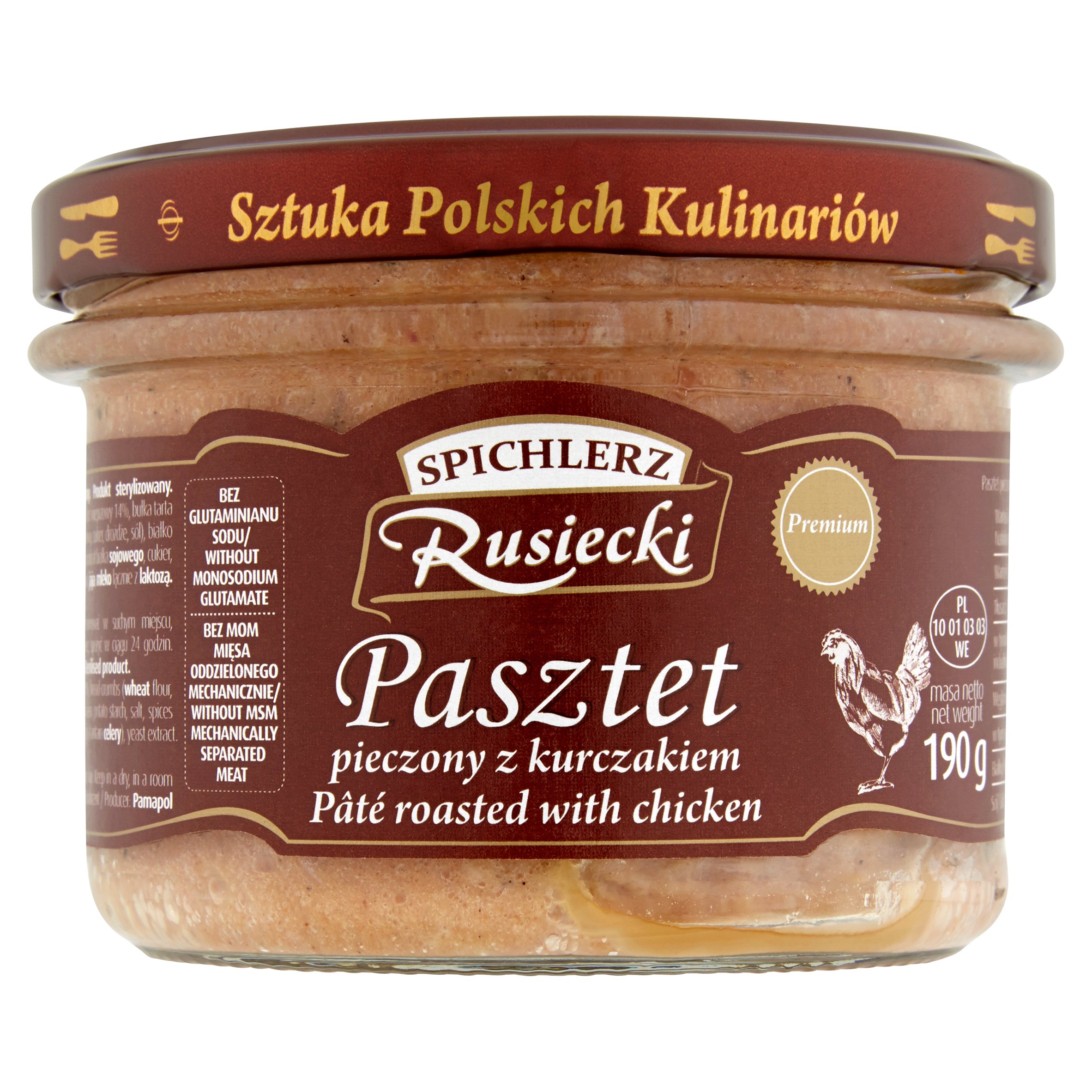 SPICHLERZ ROAST CHICKEN PATE 190G - Tesco Groceries