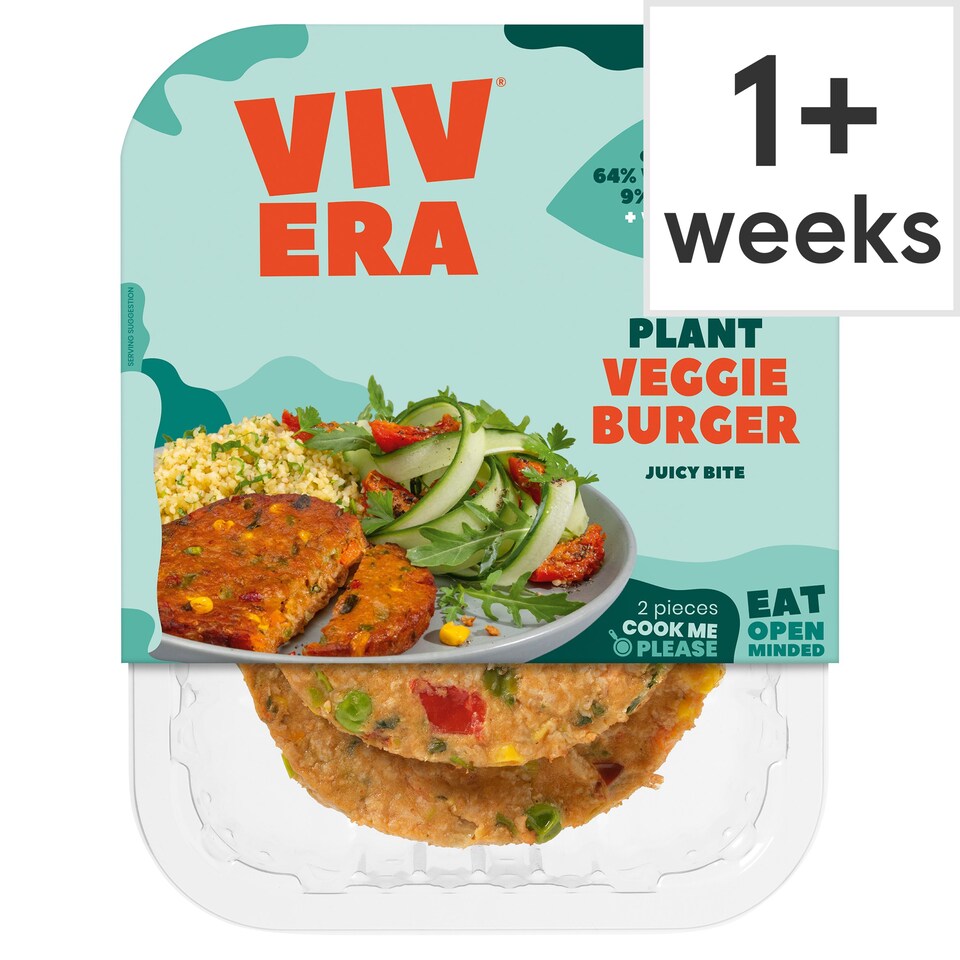 Vivera Plant Veggie Burgers 200g - Tesco Groceries