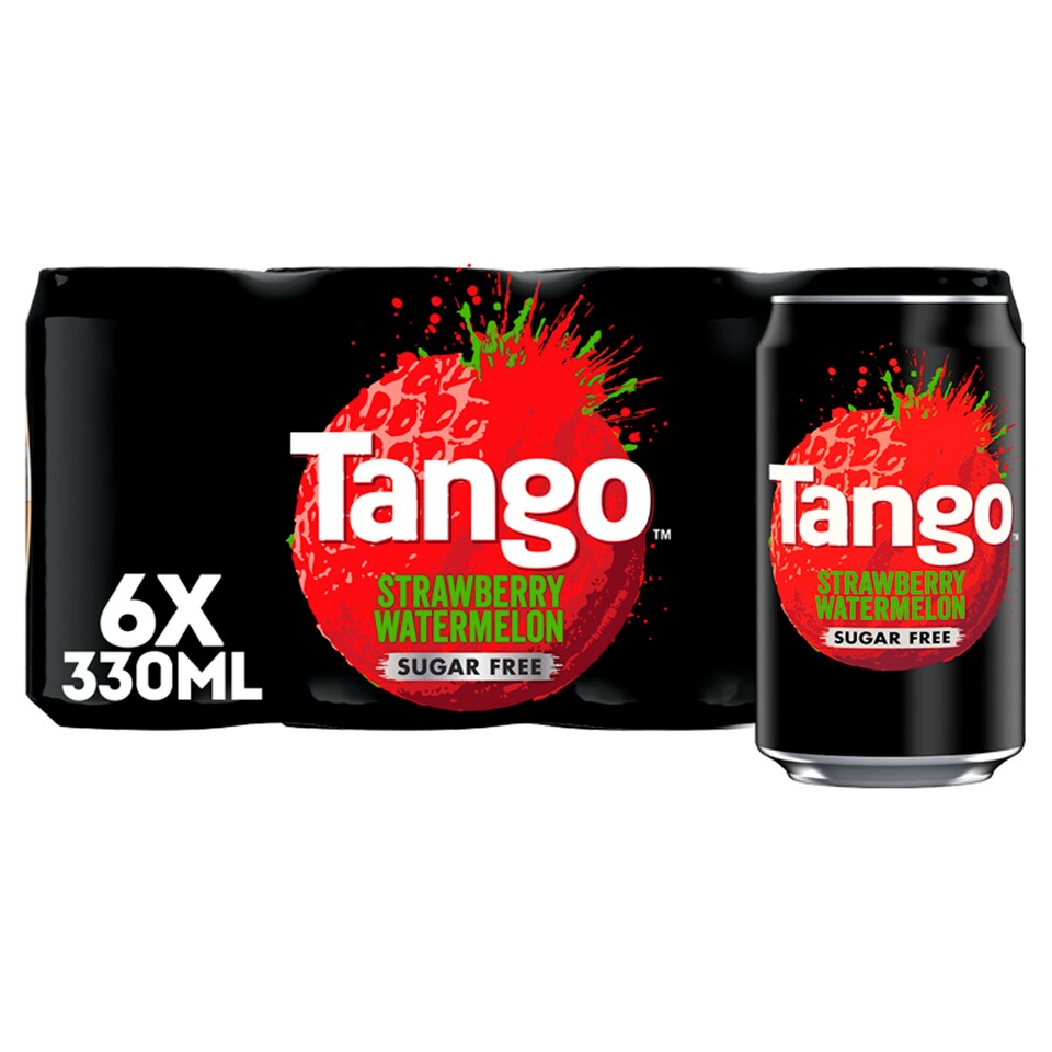 Tango Strawberry & Watermelon Sugar Free 6X330ml - Tesco Groceries