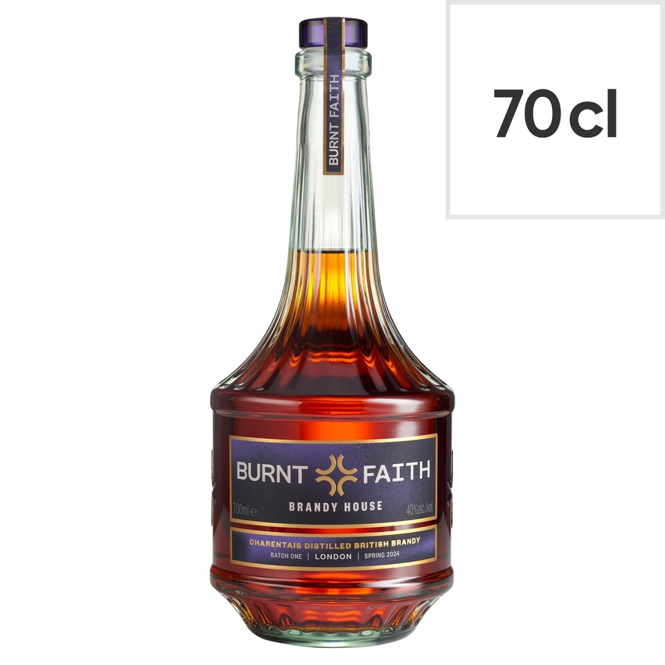 Burnt Faith Charentais Distilled British Brandy 70cl - Tesco Groceries
