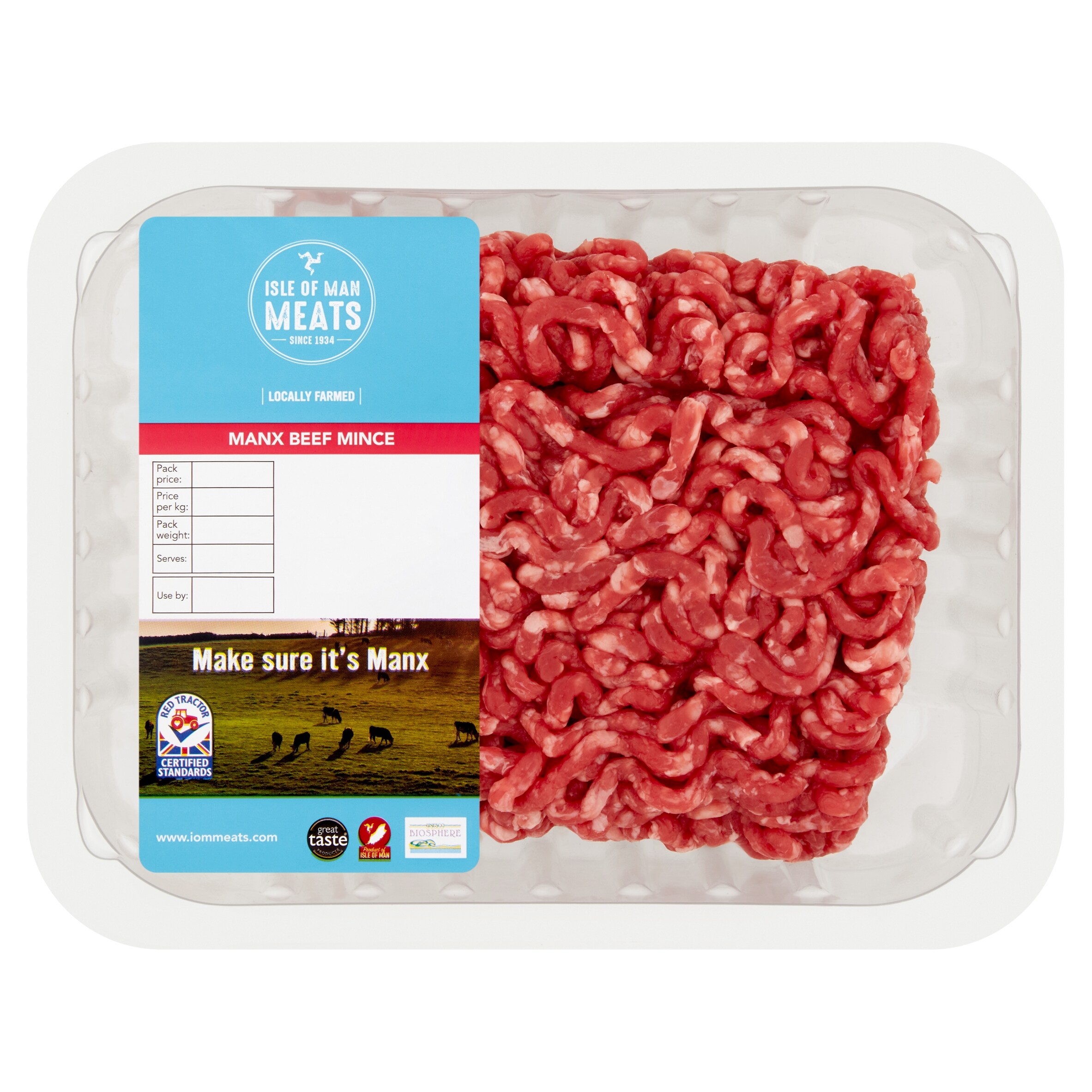 Isle Of Man Meats Manx Beef Mince 500G - Tesco Groceries
