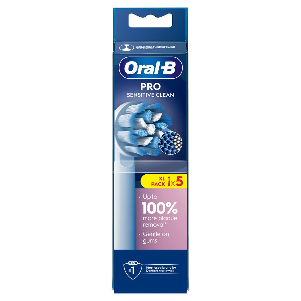 Oral-B Pro Sensitive Electric Toothbrush Replacement Heads 5 Pack ...