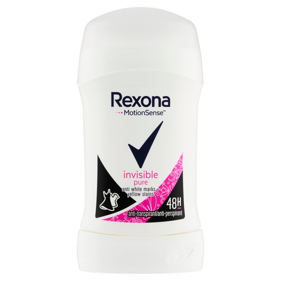 Rexona Invisible Pure tuhý antiperspirant 40ml - Tesco Groceries