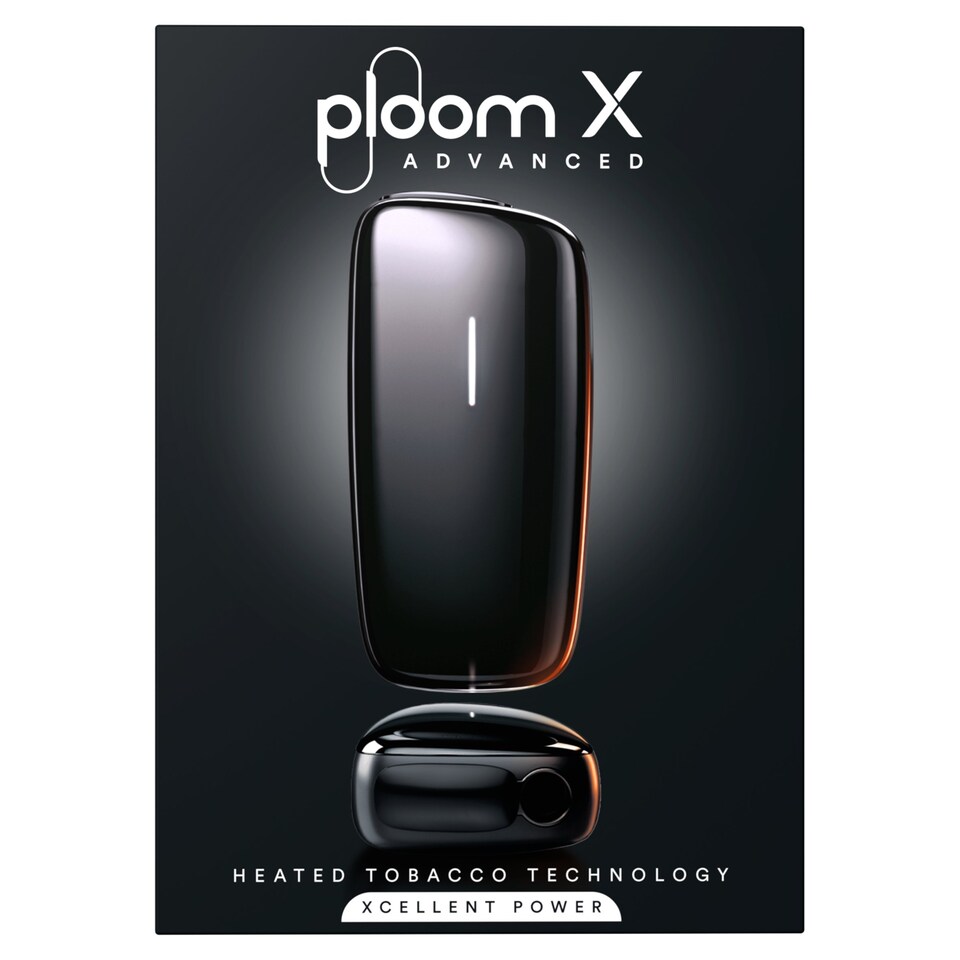 Ploom X Advanced Heated Tobacco Technology Starter Kit Black - Tesco ...