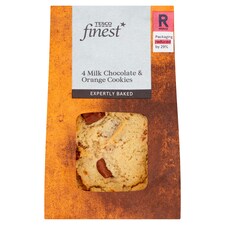 Tesco Finest Chocolate Orange Cookies 4 Pack - Tesco Groceries