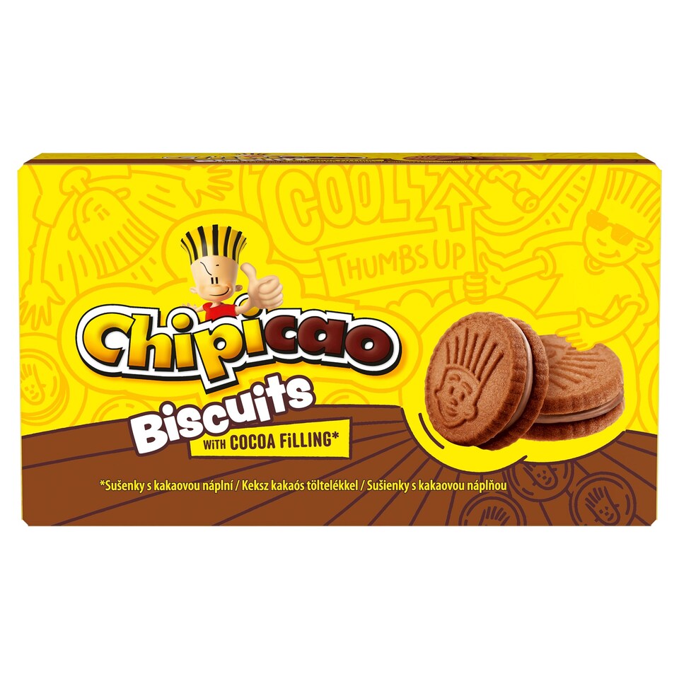 Chipicao Sušienky s kakaovou nápl&ou 50 g - Tesco Groceries