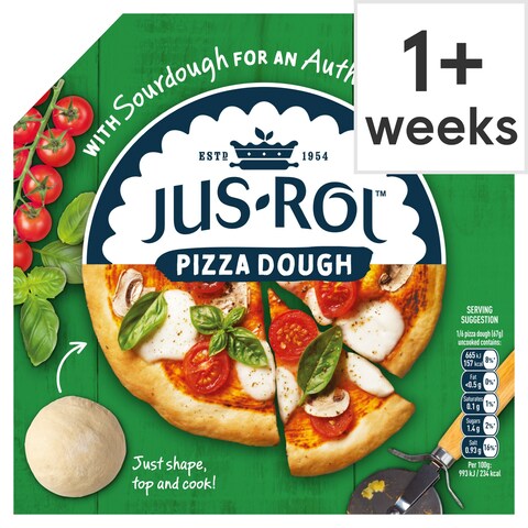 Jus-Rol Pizza Dough with Sourdough 400g - Tesco Groceries