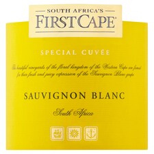 First Cape Special Cuvee Sauvignon 75Cl - Tesco Groceries
