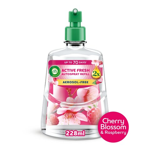 Air Wick Cherry Blossom & Raspberry 24/7 Autospray Refill 228ml - Tesco ...