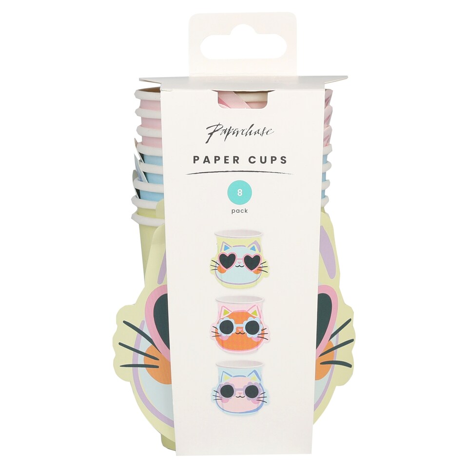 Paperchase ombre Paper Cups 8pk - Tesco Groceries