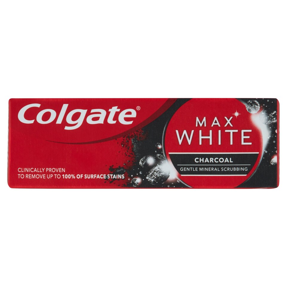 Colgate Max White Charcoal fogkrém 20 ml - Tesco Groceries