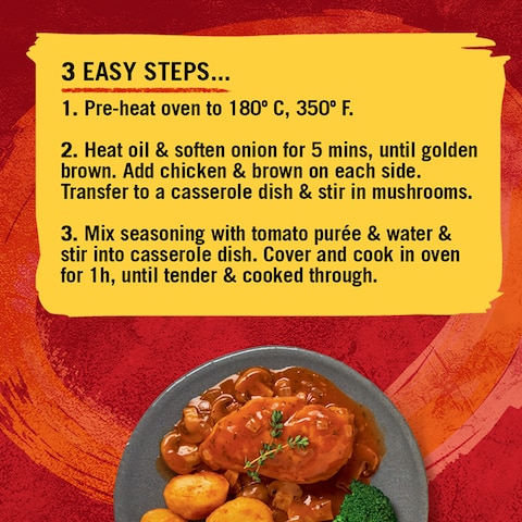 Schwartz Chicken Chasseur Recipe Mix 40g - Tesco Groceries