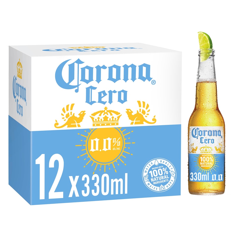 Corona Cero 12x330ml - Tesco Groceries