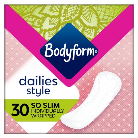 Bodyform Dailies So Slim Panty Liners 30 pack - Tesco Groceries