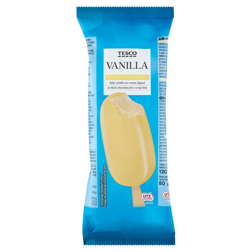 TS VANILLA ICE WHITE CHO.120ML - Tesco Groceries