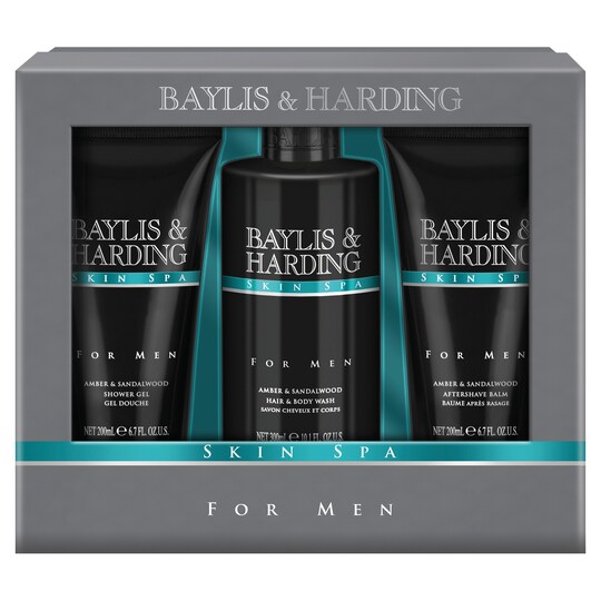 Baylis And Harding Skin Spa Men's 3 Piece Set - Tesco Groceries