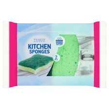 Tesco Kitchen Sponges 2 pcs - Tesco Groceries