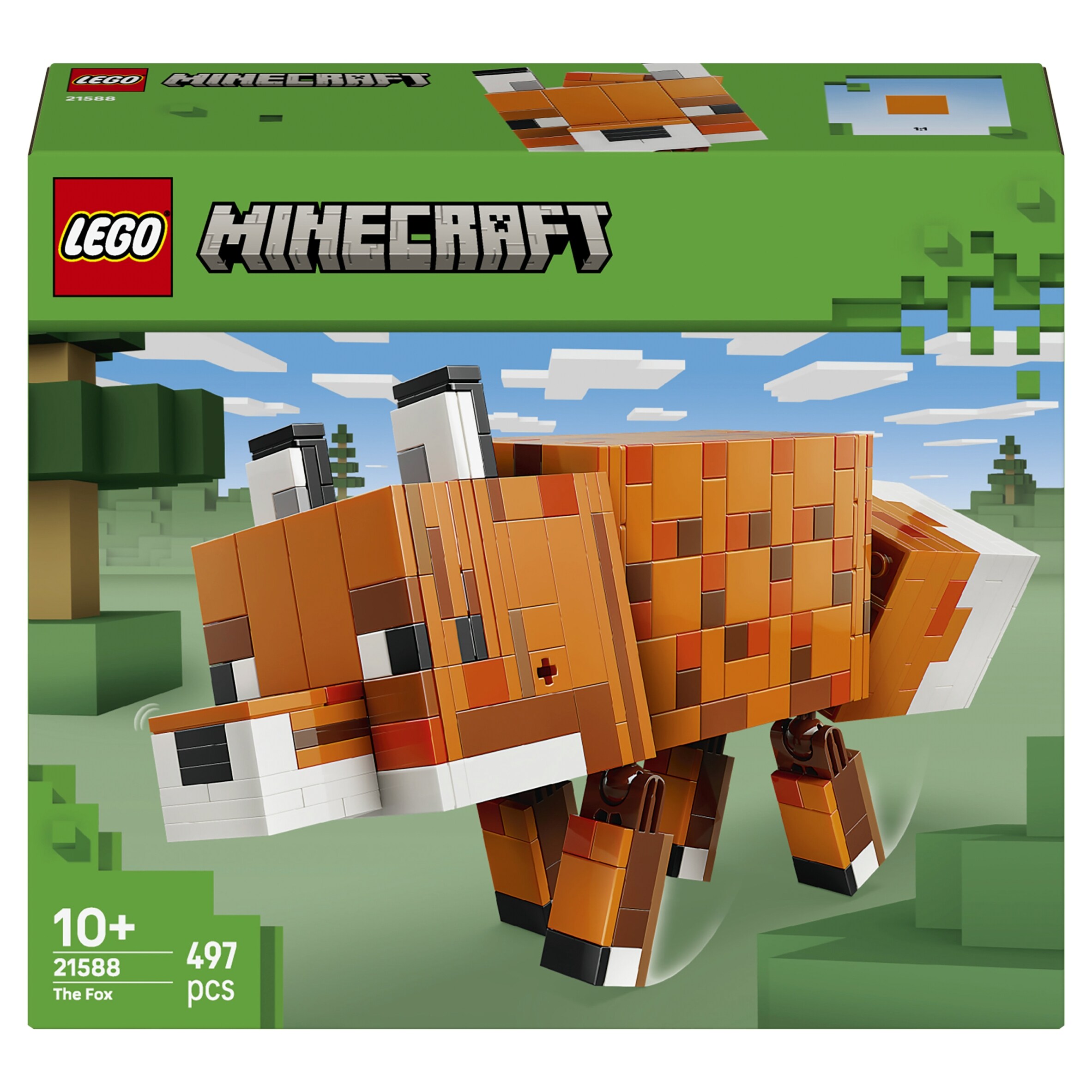LEGO Minecraft 21588 The Fox - Tesco Groceries