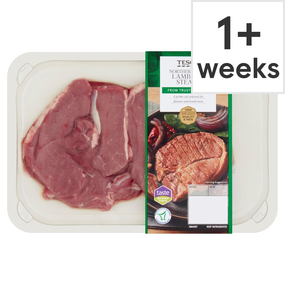 Tesco Northern Irish Lamb Leg Steaks 300g - Tesco Groceries