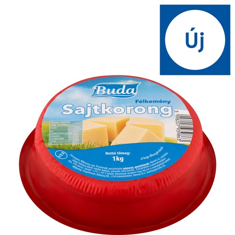 Buda Semi-Hard Cheese Disc 1 kg - Tesco Groceries