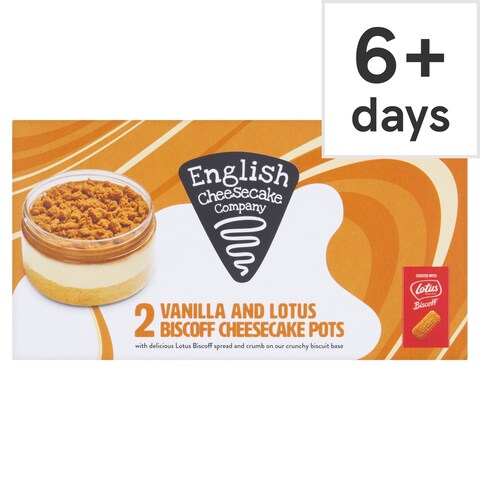 English Cheesecake Company Lotus Biscoff Cheesecake Sundaes 2X87.5G ...
