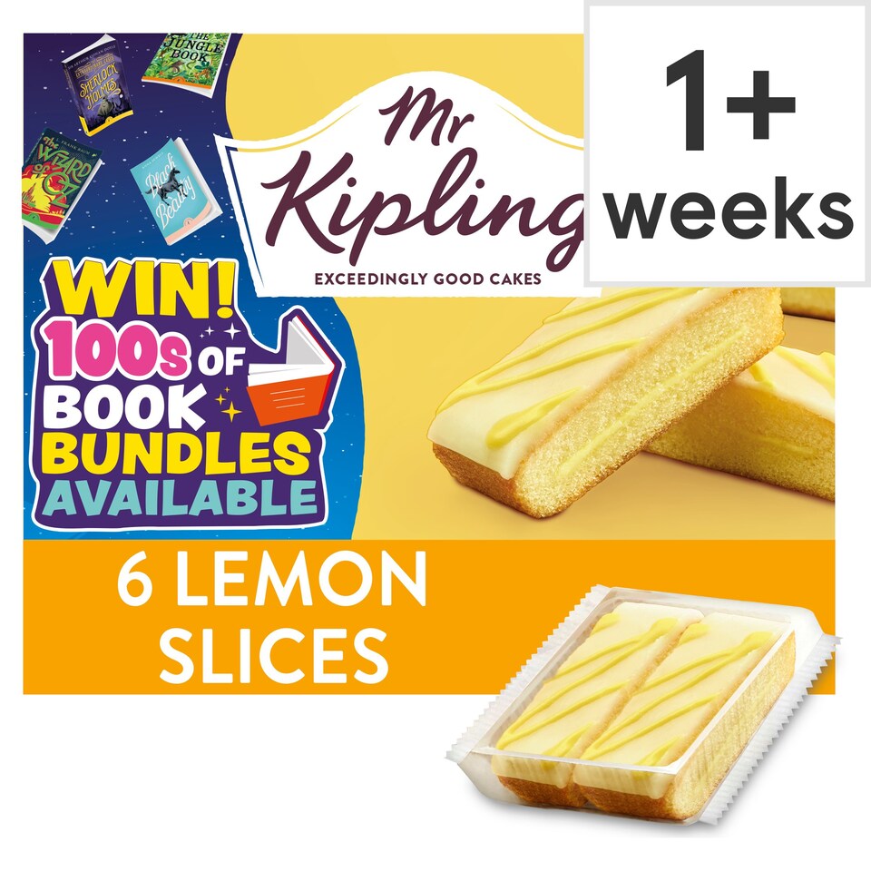 Mr Kipling Exceedingly Good Cakes Lemon Layered Slices 6 Pack - Tesco ...