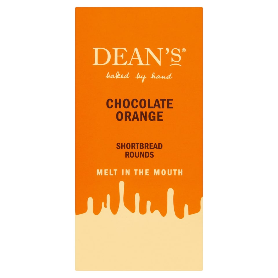 Dean's Chocolate Orange Shortbread Rounds 150G - Tesco Groceries