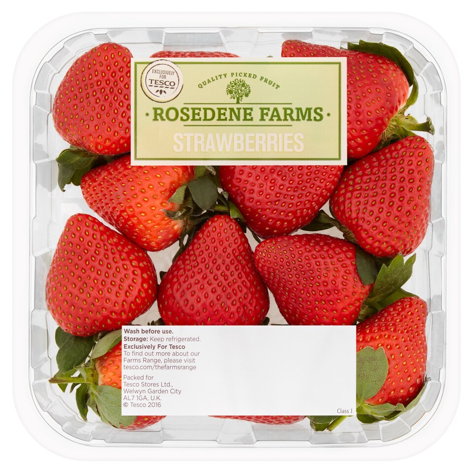 Rosedene Farms Strawberries 400g - Tesco Groceries
