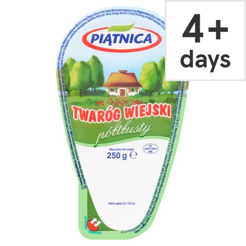Piatnica Twarog Wiejski Semi-Fat Curd Cheese 250g - Tesco Groceries