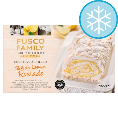 Fusco Family Sicilian Lemon Roulade 400G - Tesco Groceries