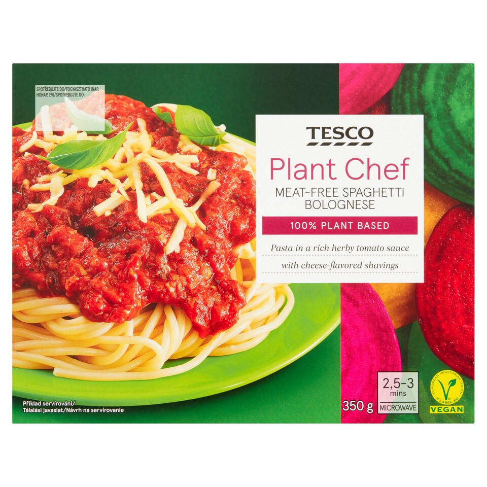 Tesco Plant Chef Meat-Free Spaghetti Bolognese 350 g - Tesco Groceries