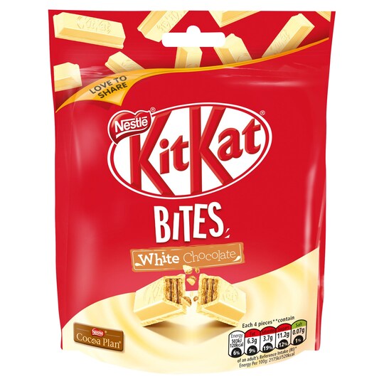 Kit Kat Bites White 104G - Tesco Groceries