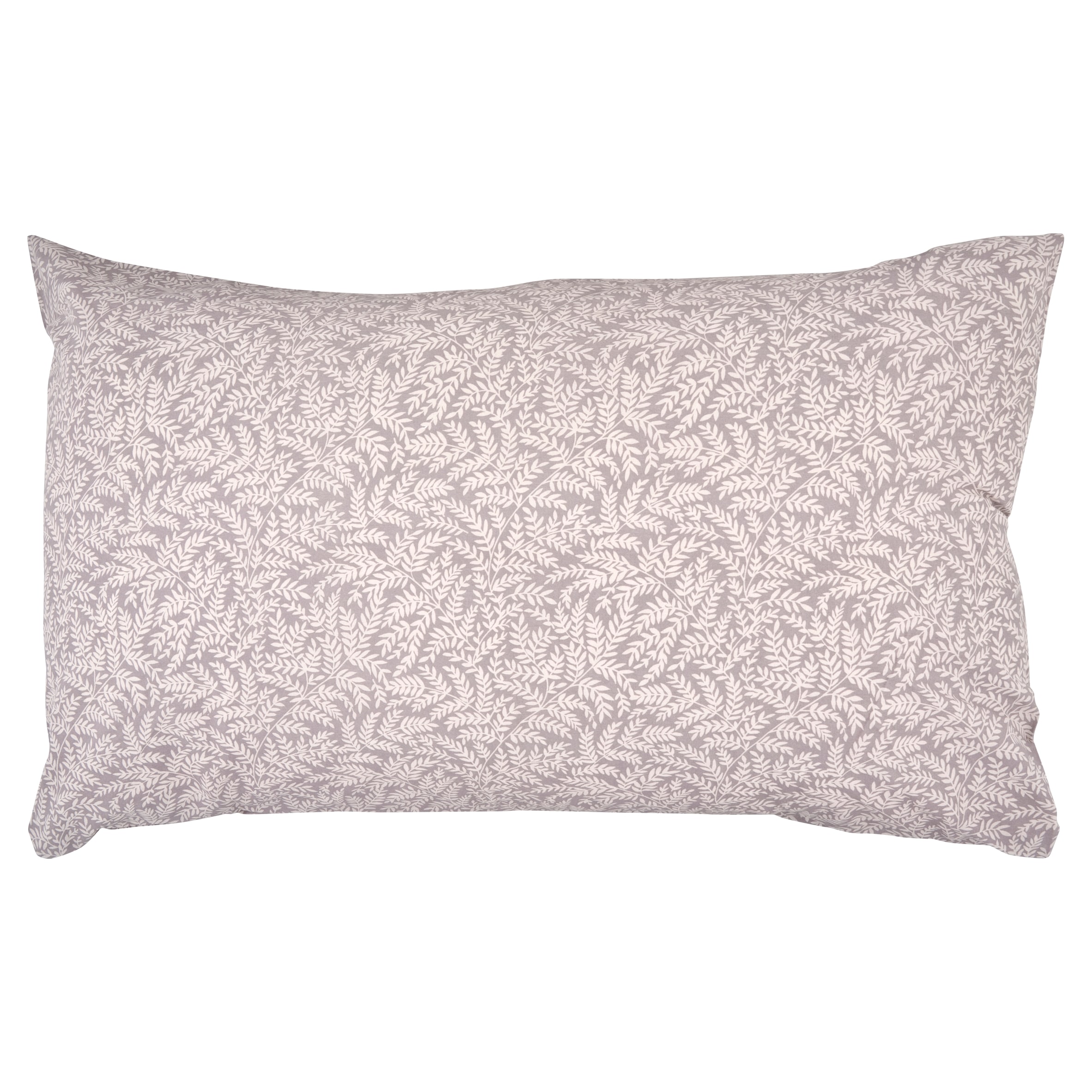 F&F Home Cotton Rich Leaf Housewife Pillowcase Pair - Tesco Groceries