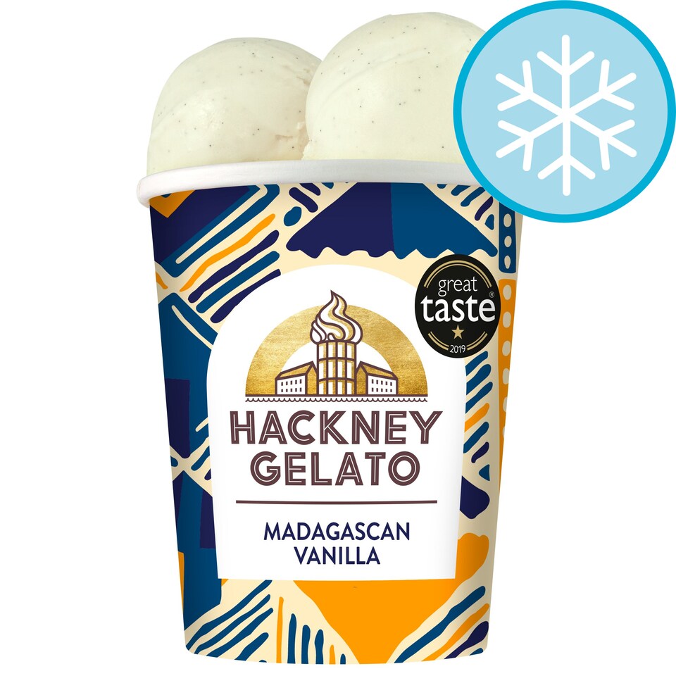 Hackney Gelato Madagascan Vanilla Ice Cream 460ml - Tesco Groceries