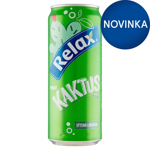 Relax Cactus Flavor Carbonated Lemonade 330 ml - Tesco Groceries