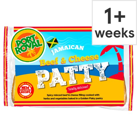 Royal Port Beef & Cheese Patty 140G - Tesco Groceries