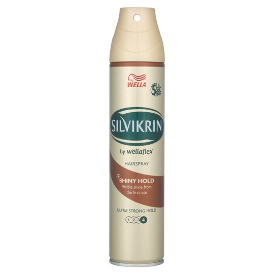 Silvikrin Shine Ultra Strong Hair Spray 250Ml - Tesco Groceries