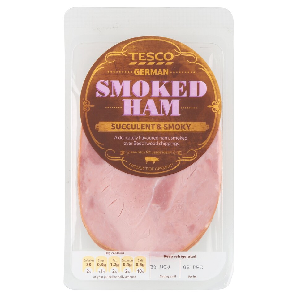 Tesco German Smoked Ham 130G - Tesco Groceries