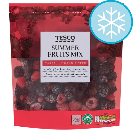 Tesco Frozen Summer Fruits Mix 500G - Tesco Groceries
